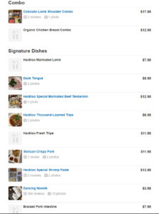Haidilao Menu US With Prices [Update 2025]